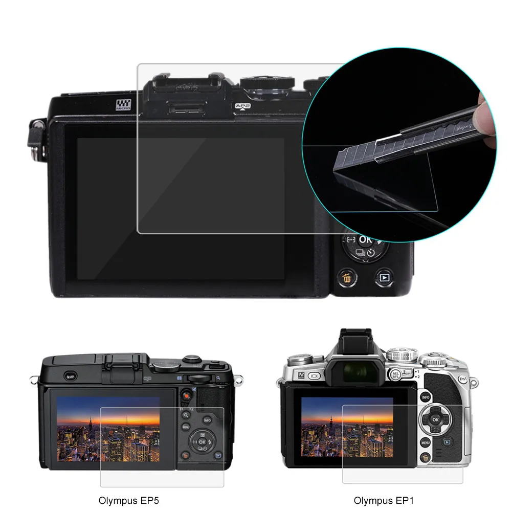 DHgate.com:9H Tempered Glass LCD Screen Protector Film For Olympus ...