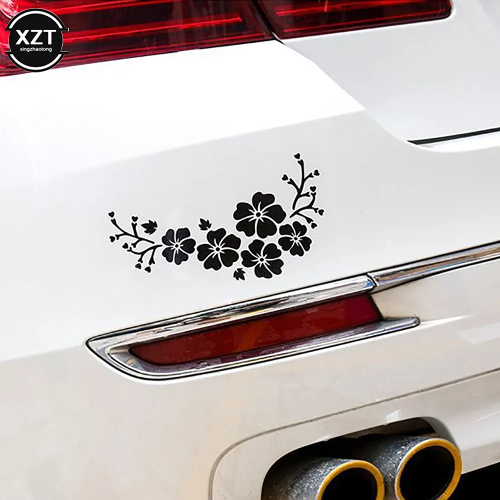Floral Decals for Cars: Decorative Flower Auto Stickers for Bumpers ...