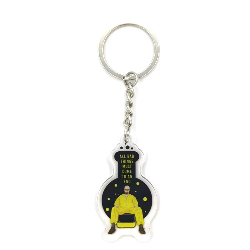 Breaking Bad Acrylic Keychain Gift: Unique Double-Sided Pendant for ...