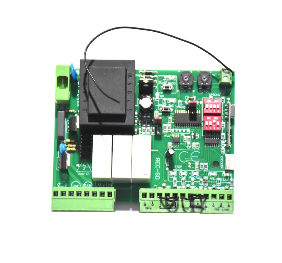 DHgate.com:2024 Garage Door Opener Controller Circuit Board, AC220V NC ...