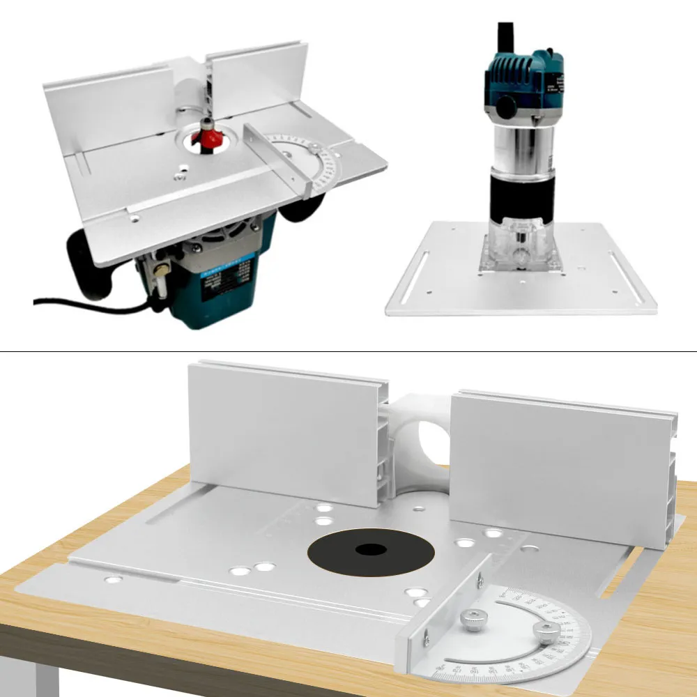 Premium Router Table Insert Plate - Aluminum Woodworking Router Flip ...
