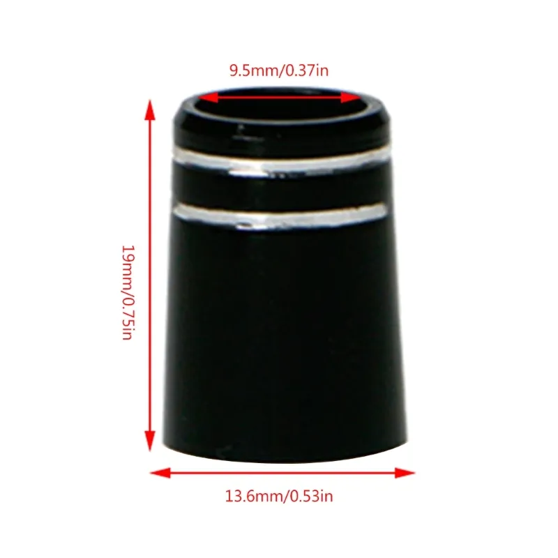 DHgate.com:19x13.6x9.5mm Golf Ferrules, Black Plastic Golf Club Shaft ...