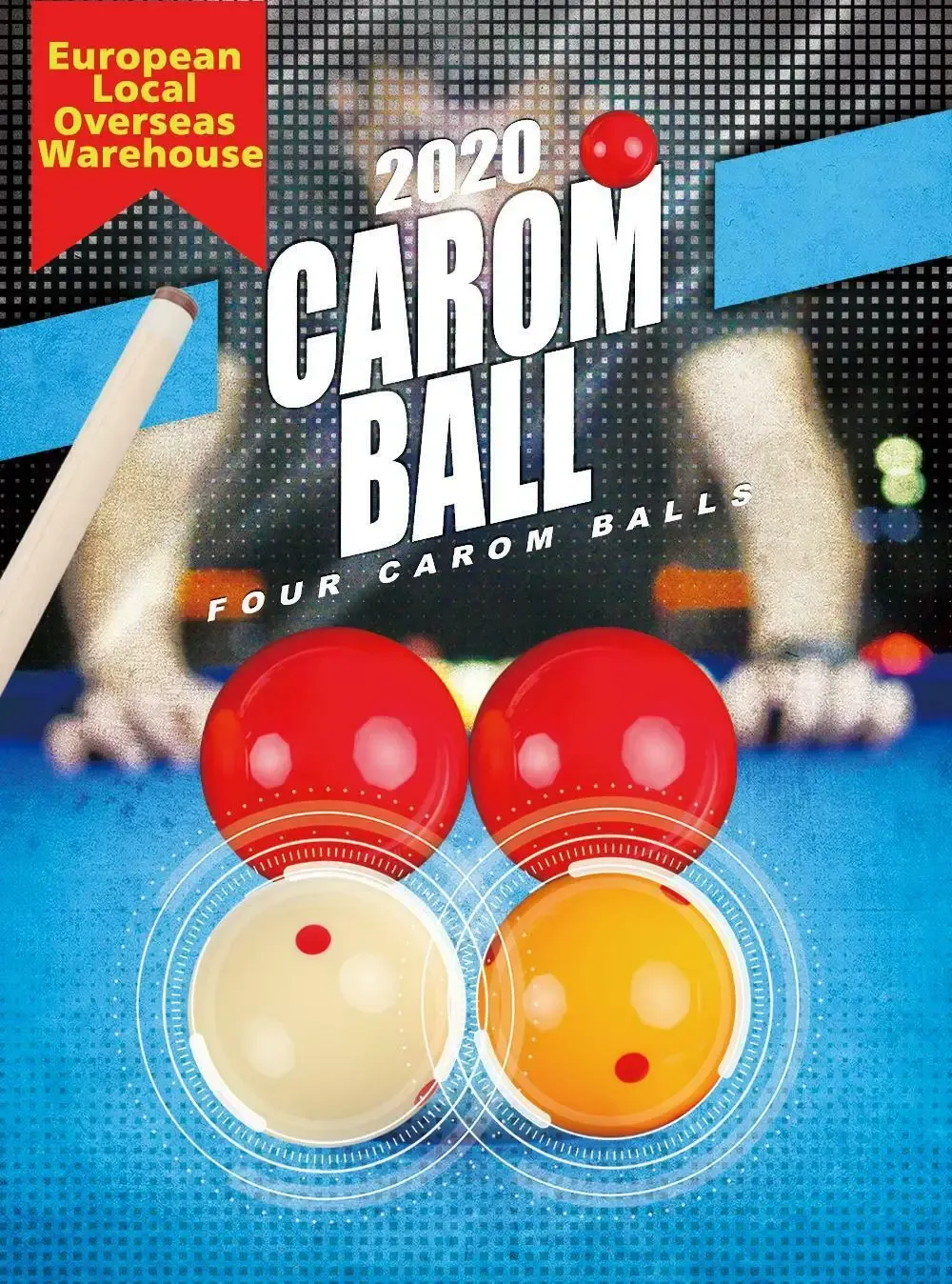 Professional Carom Billiard Pool Ball Set for Precision Gaming - Set of ...