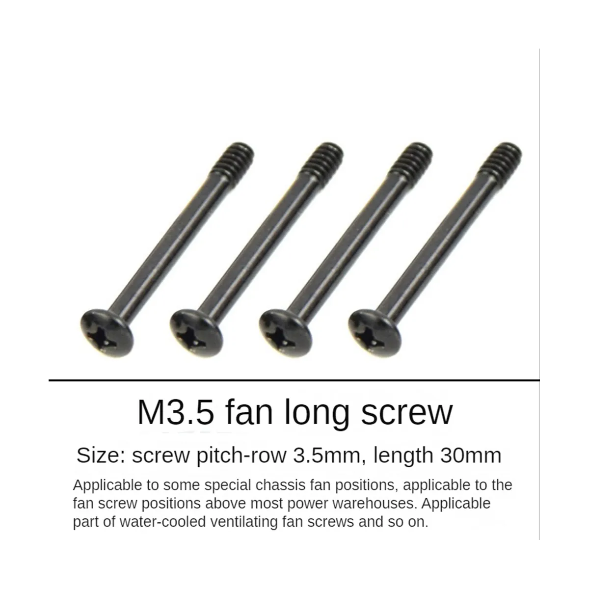 6-32x30mm Extended Round Head PC Case Radiator Cooling Fan Screws from ...
