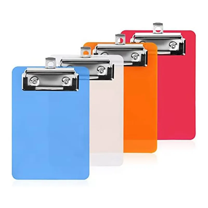 4x6 Mini Clipboard Set 4-Pack: Pocket-Sized Clipboards for On-the-Go ...