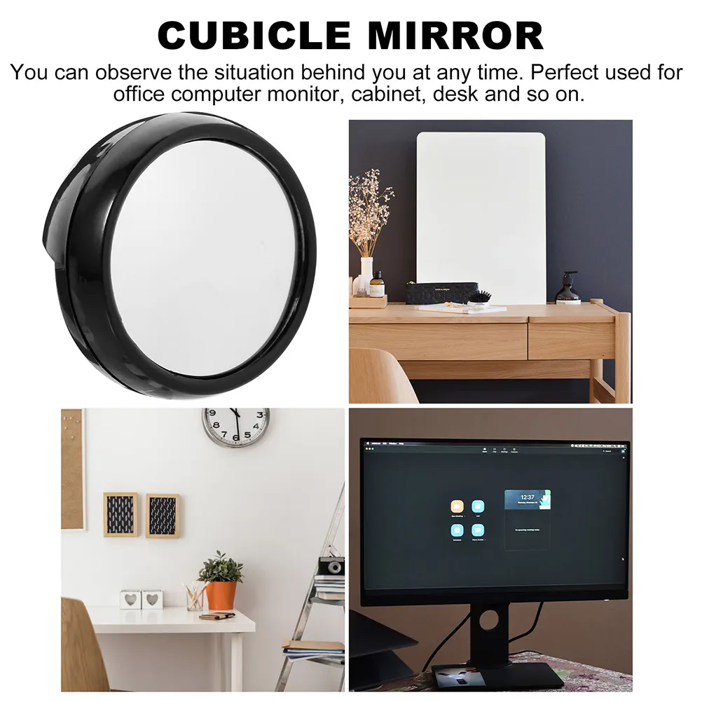 Computer Mirrors Acrylic Convex Rearview Mirrors for Desktop and Laptop ...