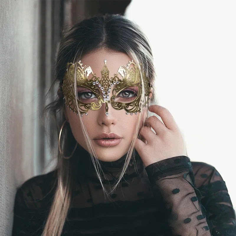 DHgate.com:Glossy Venetian Masquerade Mask for Mardi Gras, Masquerade ...