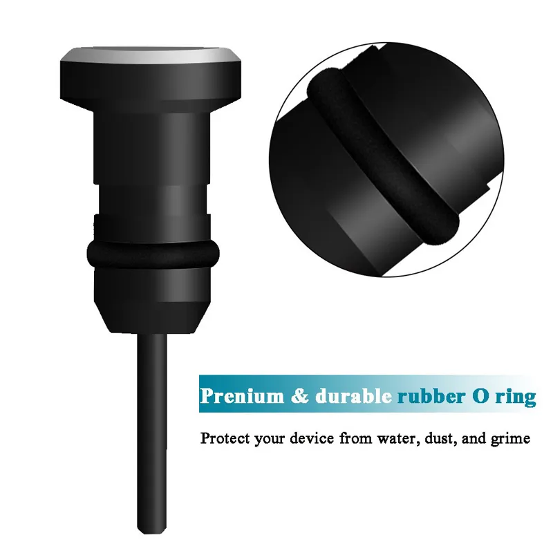 5mm Anti-Dust Plug AUX Jack Interface Metal Dustproof Plug for iPhone ...