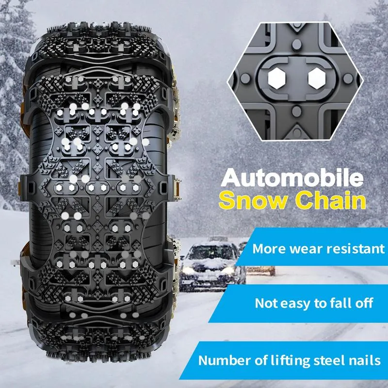 DHgate.com:Adjustable Anti-Skid Snow Tire Chains for Cars, SUVs, ATVs ...