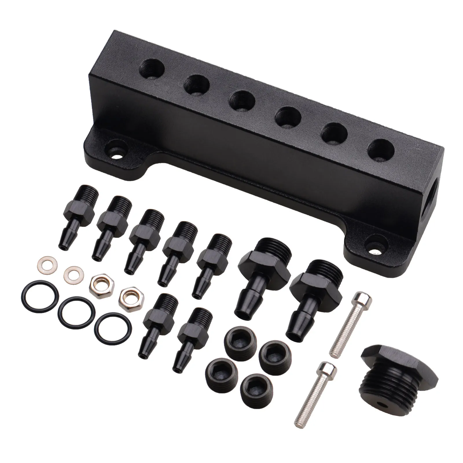 DHgate.com:1/8 NPT 6-Port Anodized Aluminum Vacuum Manifold Kit for ...