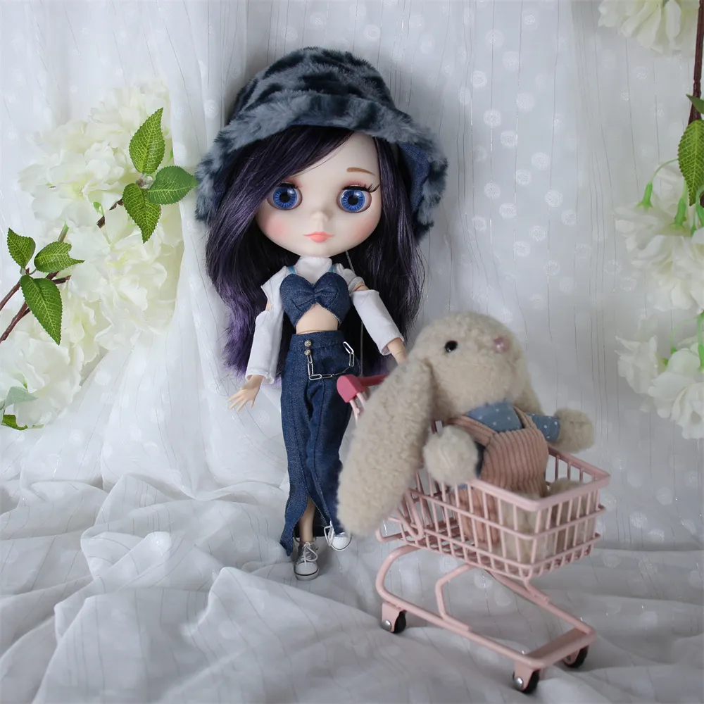 Collectible 1/6 BJD Doll: Articulated Body, White Skin, Mixed Color ...