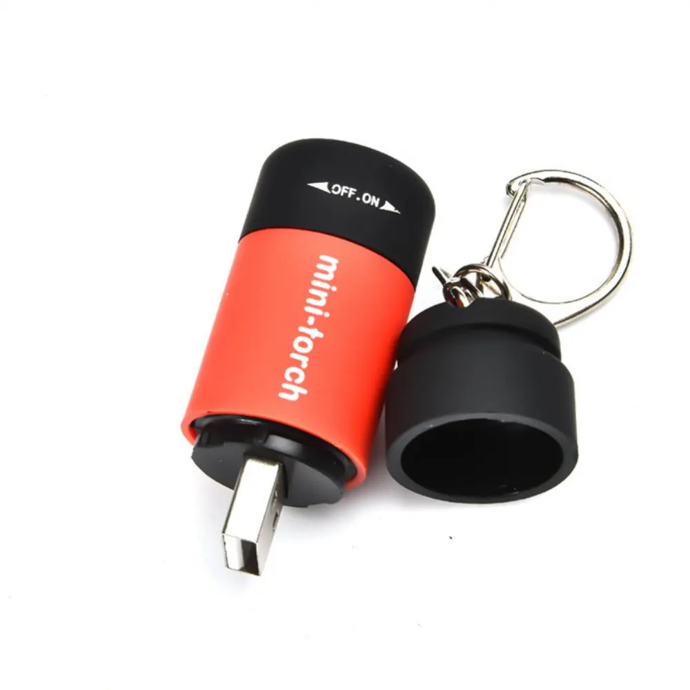 Keychain Flashlight Portable Torches: Mini LED Torch with USB ...