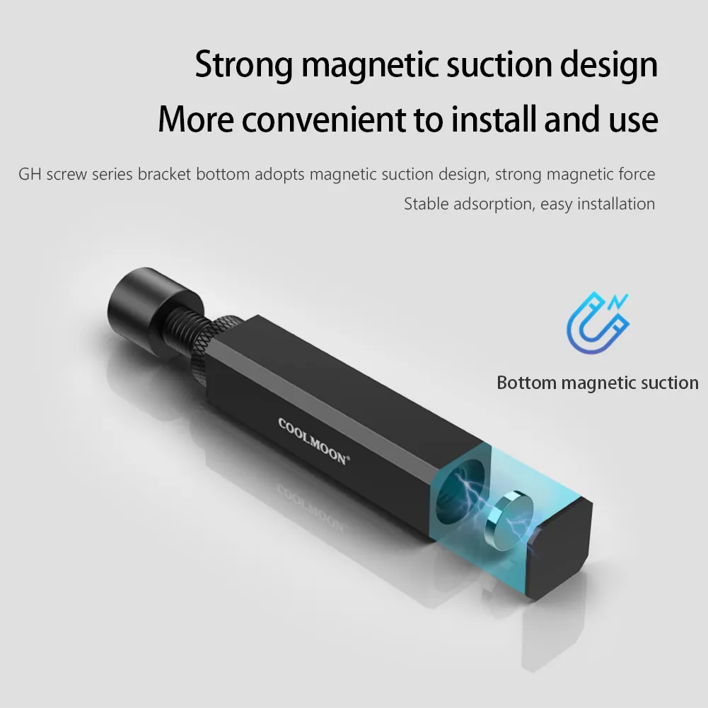 Aluminum PC Case Graphics Card Support Brace: Magnetic, Anti Scratch ...