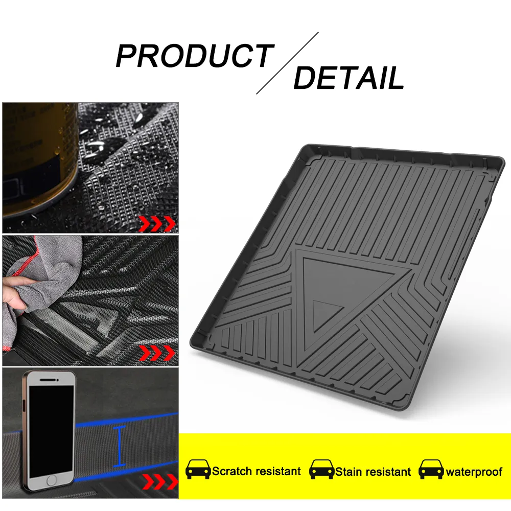 Automobile Trunk Storage Pad: Heavy-Duty TPE Car Trunk Mat, Waterproof ...