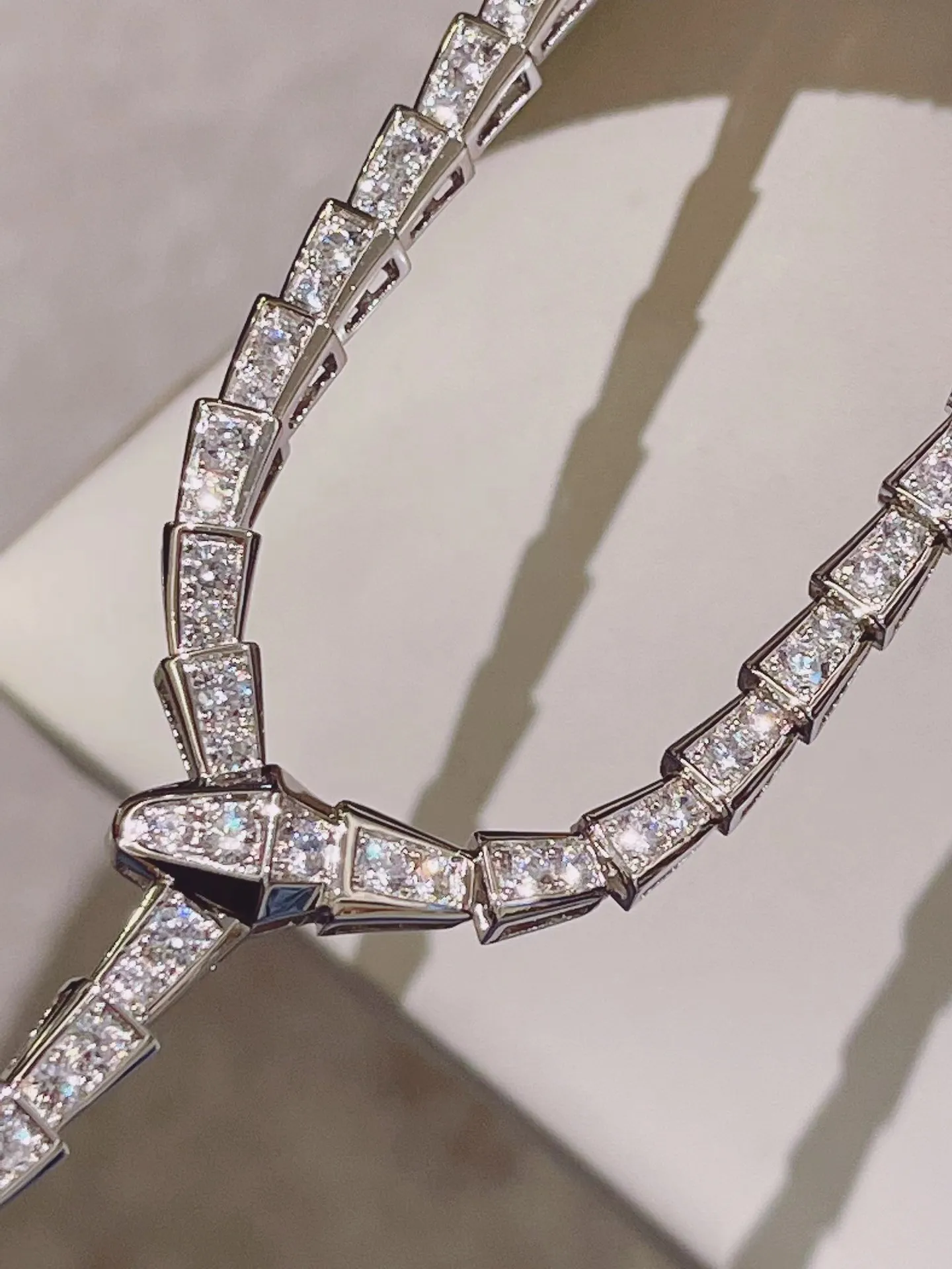 New Style Designer Choker Necklace For Women Full Diamond Plated ...