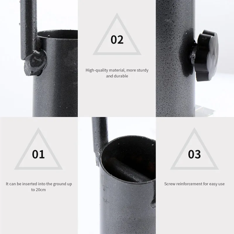 Ground Fork Umbrella Stand: Garden Parasol Spike, Sand Anchor, Outdoor ...