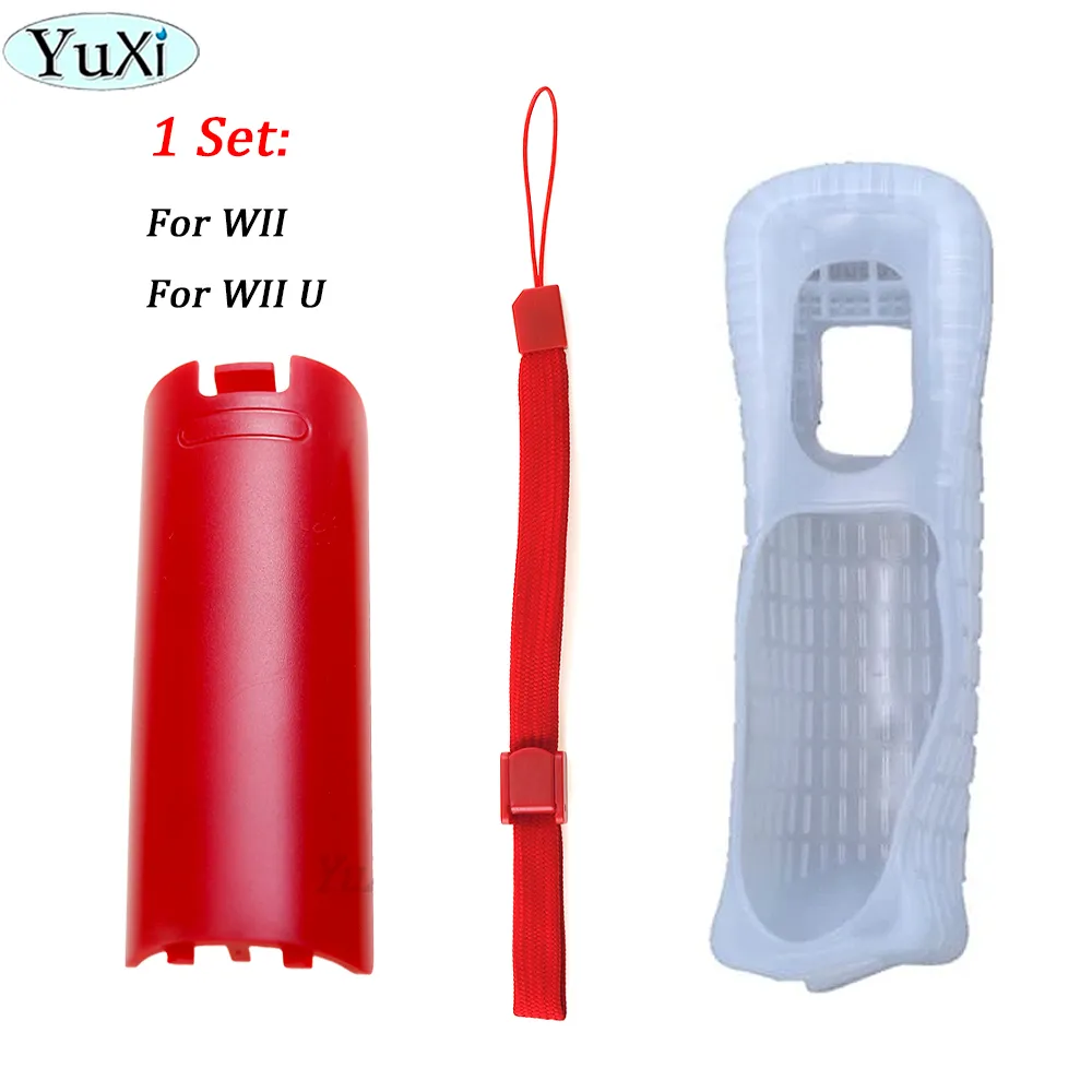 Protective Silicone Cover Case Battery Back Door Shell Hand Strap Kit ...