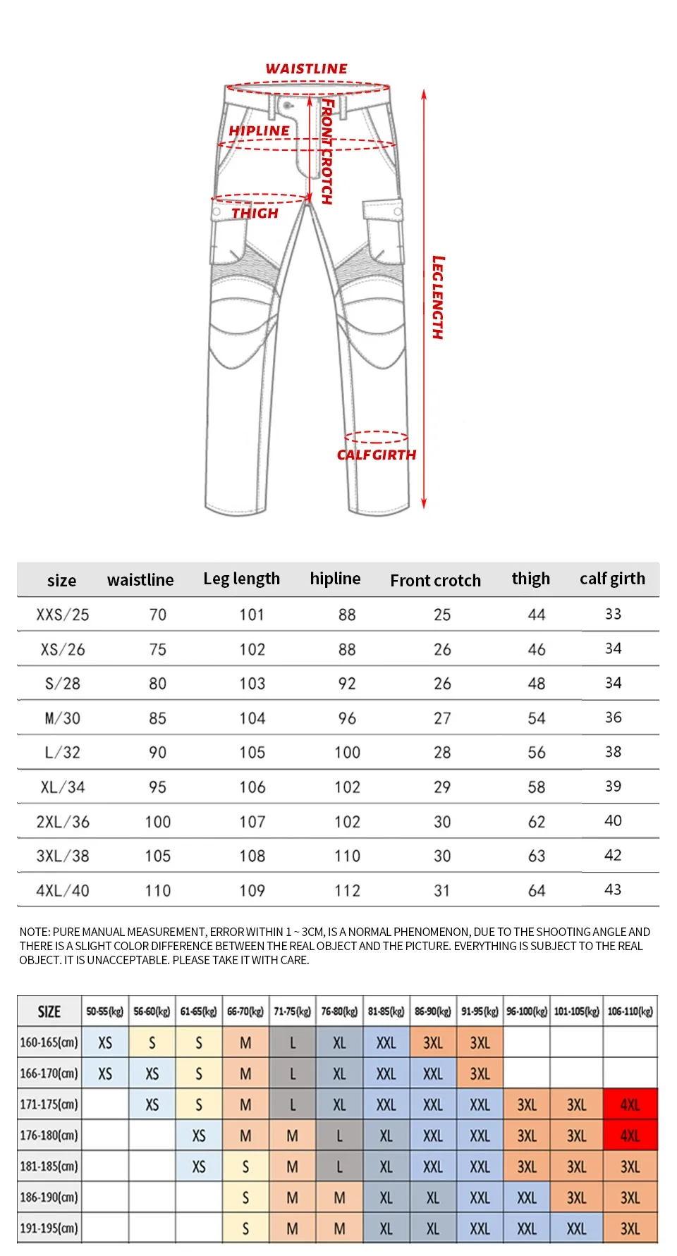 Men's Motorcycle Jeans Drop-resistant Winter Riding Pants With Knee ...