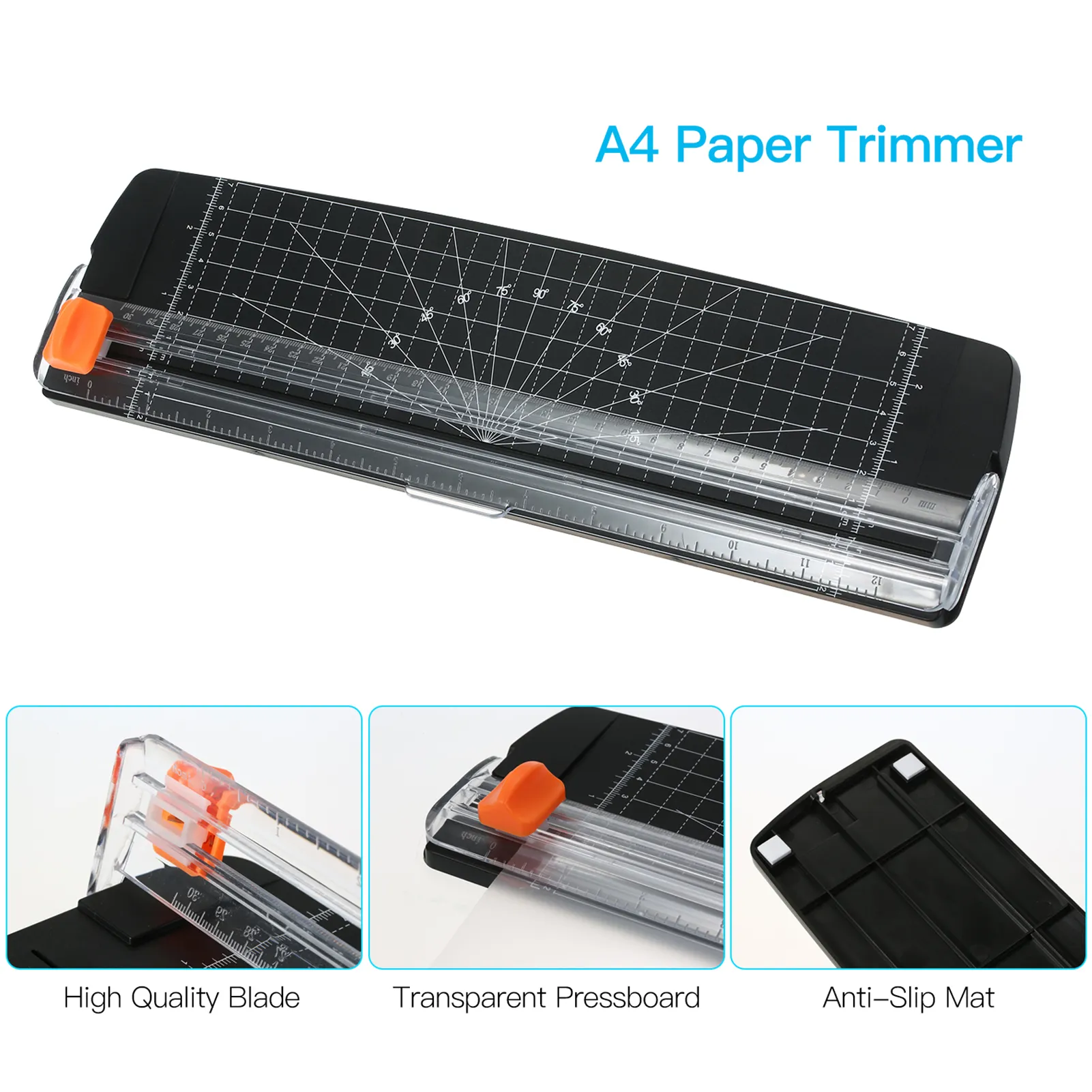 Portable Paper Trimmers A4 Size 12 Inch Cutting Width For Craft, Photo ...