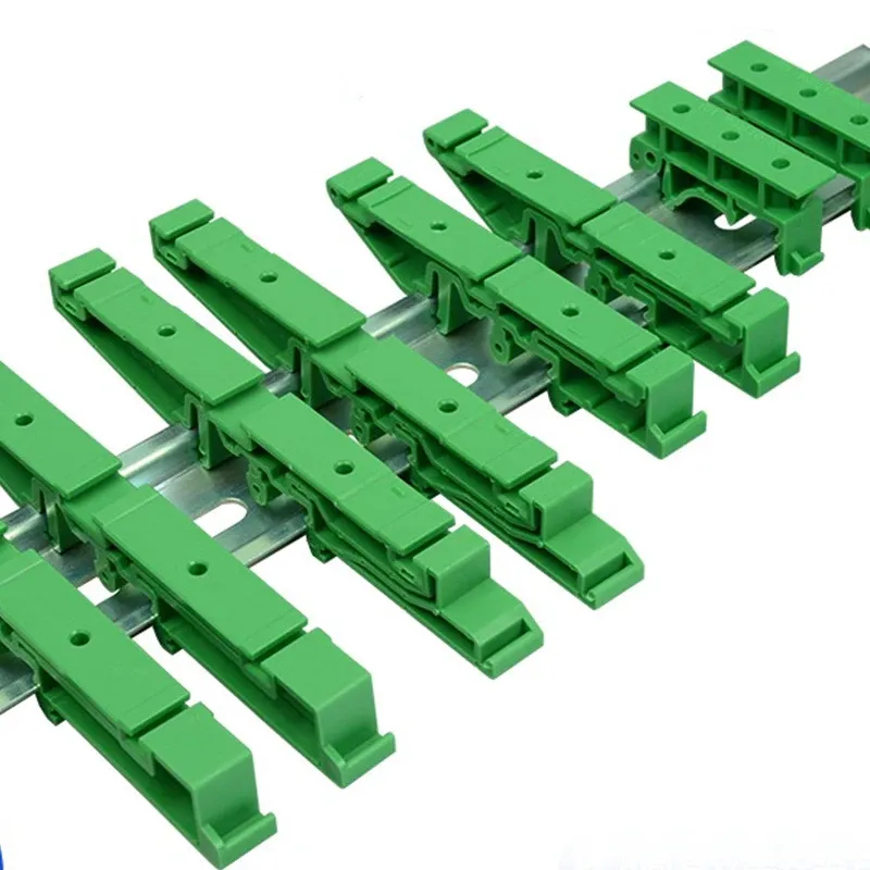 PCB 25mm DIN Rail Mounting Adapter Circuit Board Bracket Holder Carrier ...