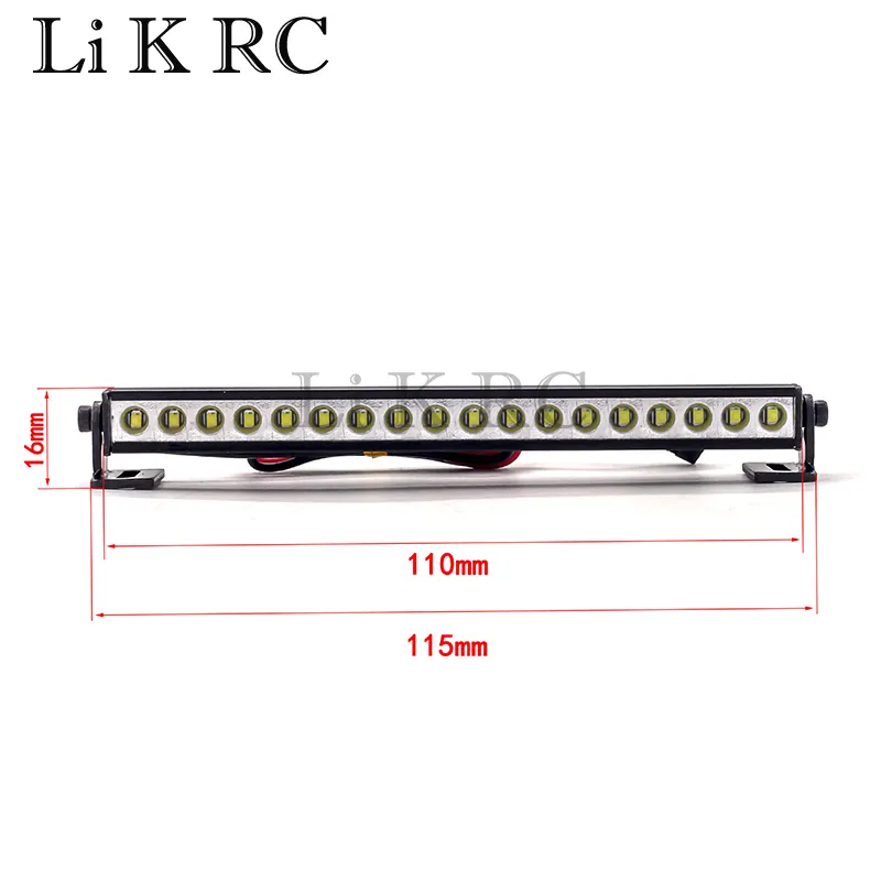 RC Car Light Bar Roof Lamp: 5V-14.8V LED Truck Light Bar for Axial SCX10, SCX24, TRX4, 1/10 RC ...