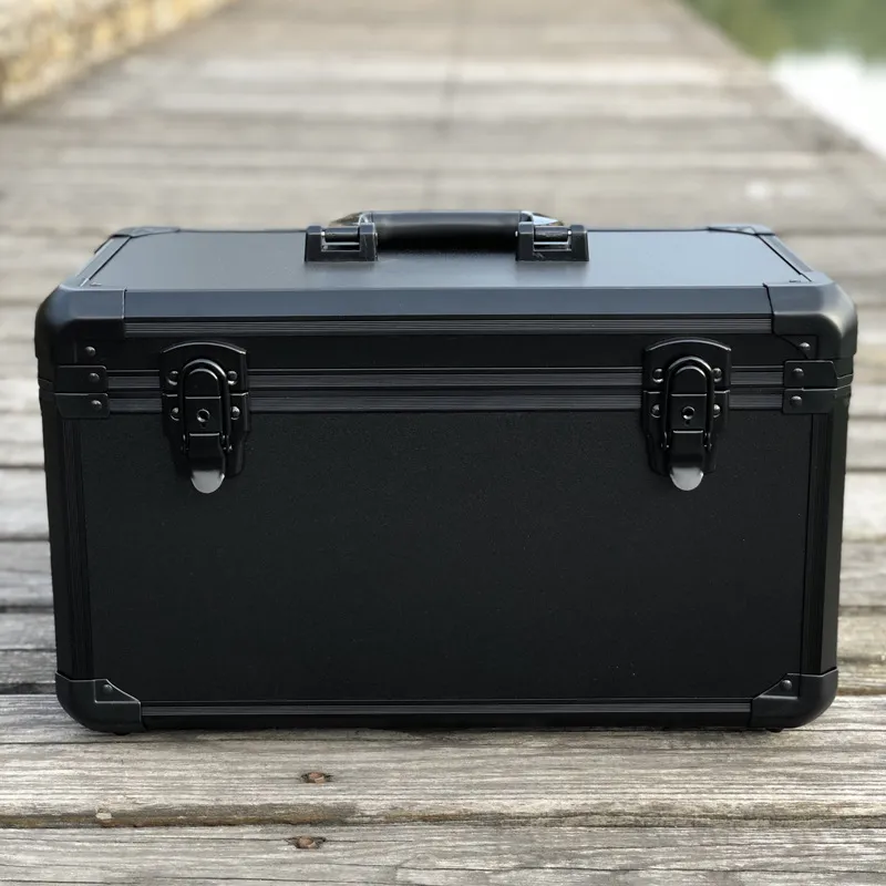 Large Aluminum Tool Box - 49x29x30cm Aluminum Alloy Storage Box for ...