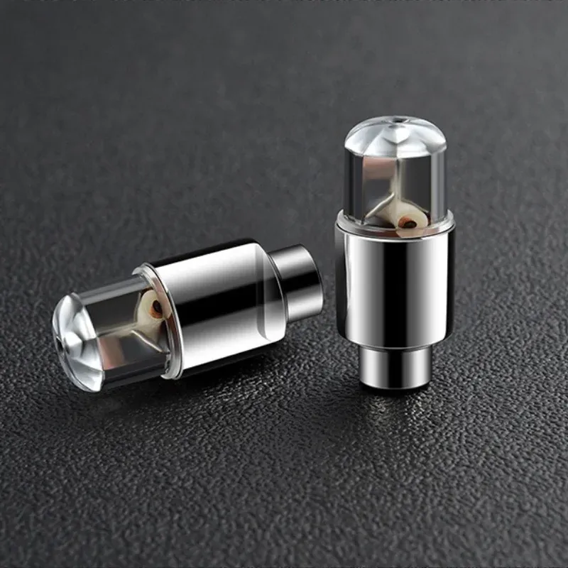 4 Pack LED Tire Valve Caps, Multicolor Bicycle Car Motorcycle Wheel ...