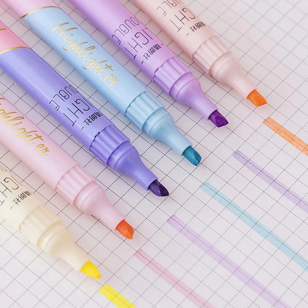 Fluorescent Highlighters - Slant Tip, Hand-Drawing, Portable Journaling ...