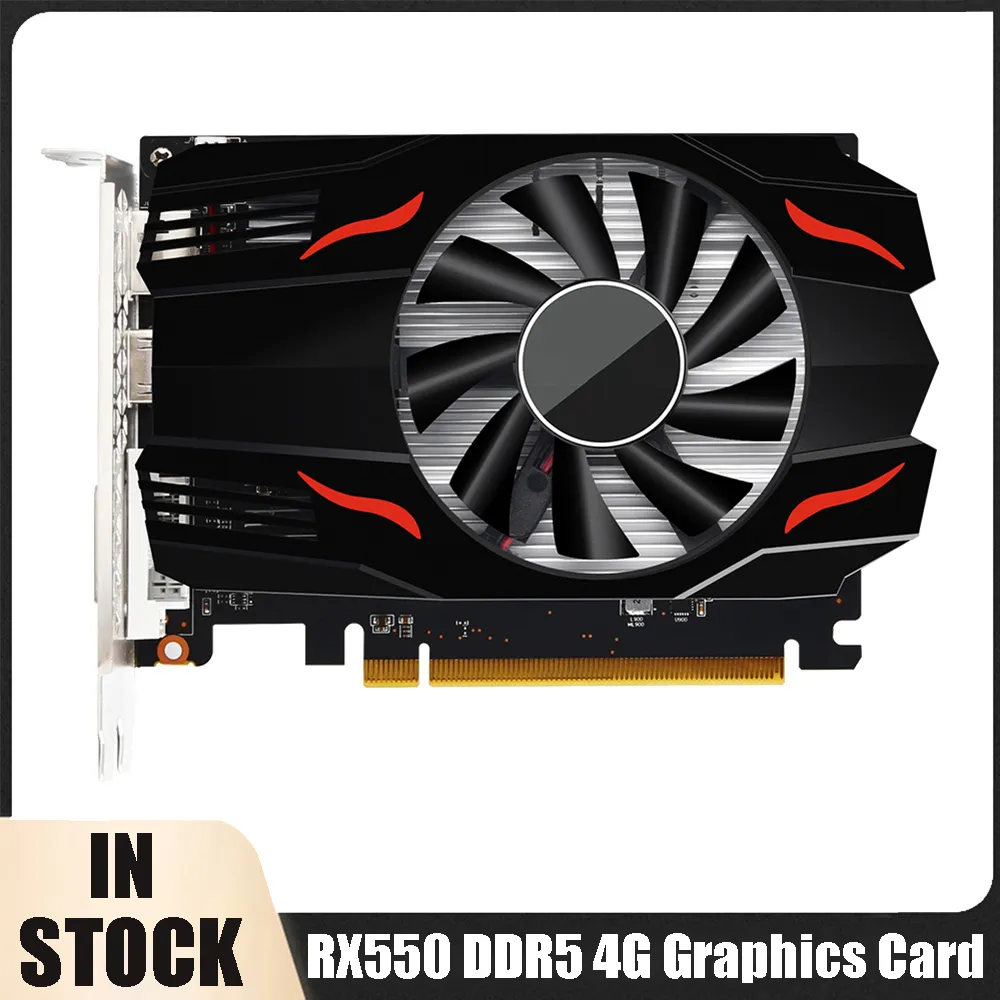 DHgate.com:RX550 4GB Graphics Card - Low Profile DDR5 DP+DV1 GPU with ...