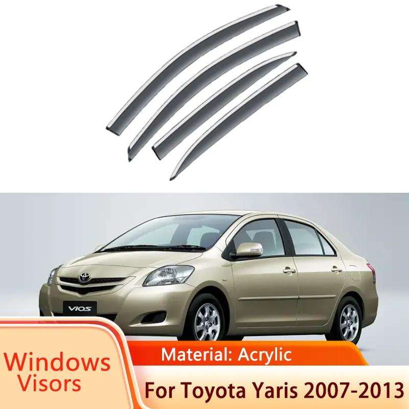 XP90 Window Visors Rain Guards Sun Deflectors - Tinted, Set of 4 for ...