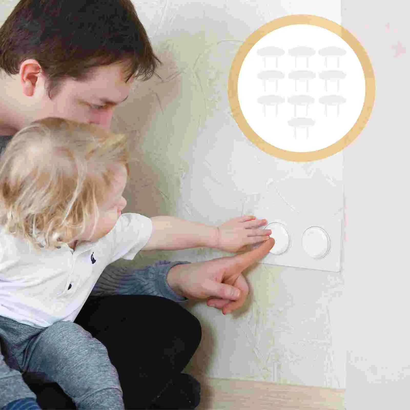 Childproof Outlet Covers - 10 Pack Electrical Plug Protectors ...