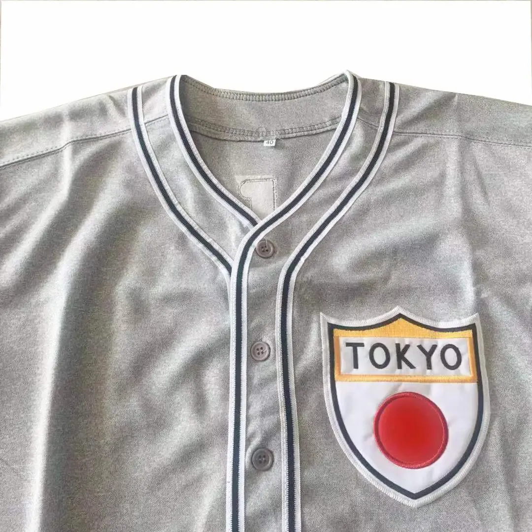 Baseball Jersey Tokyo Kyojin Japan 18 Jerseys Sewing Embroidery High ...