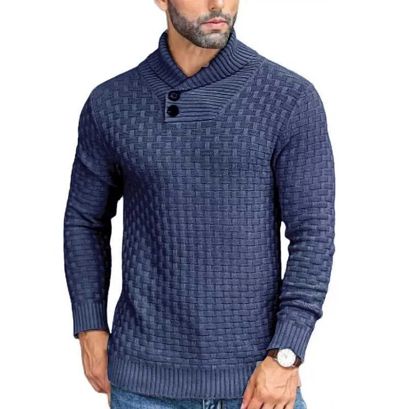 High Quality Mens Winter Sweater Turtle Neck Plow Autumn Casual Solid ...