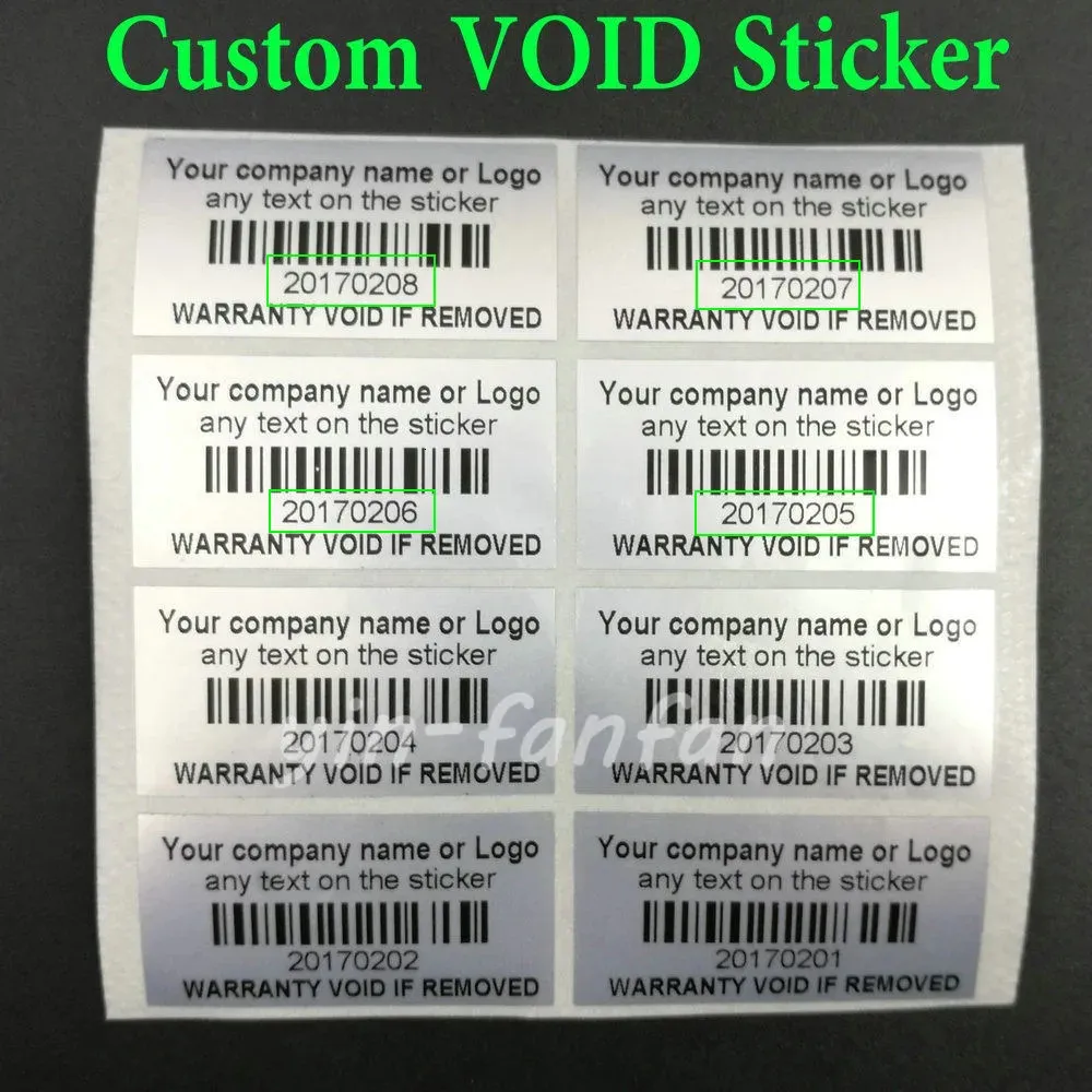 DHgate.com:Custom 500pcs Printer Tamper Proof Warranty VOID Label ...