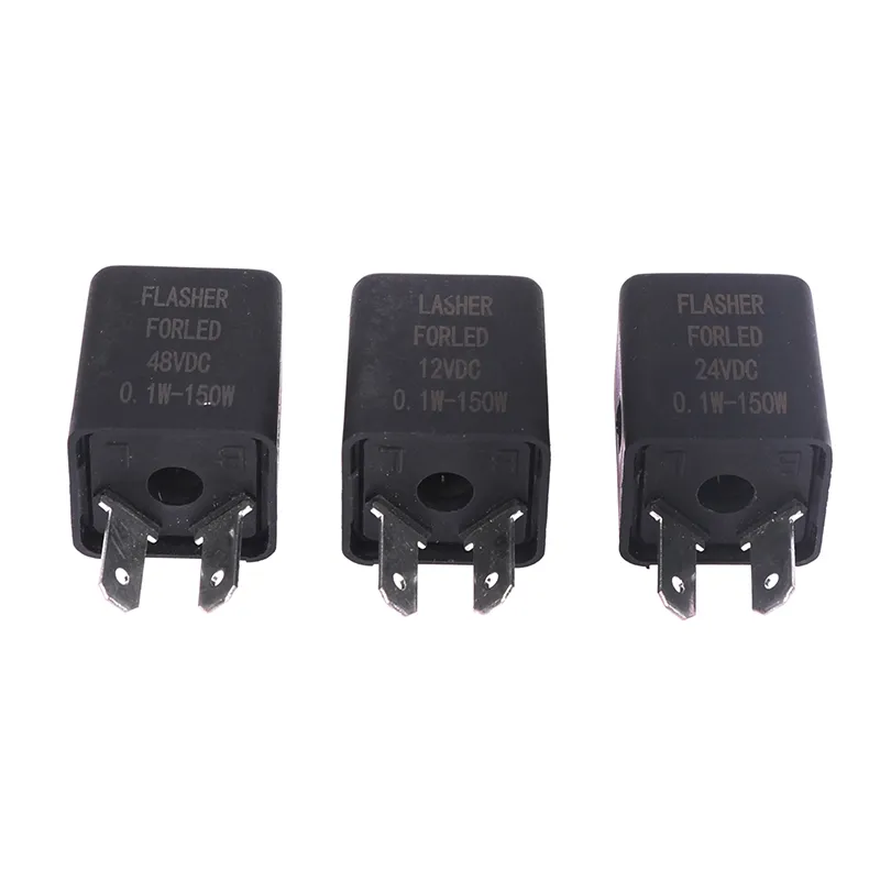 Motorcycle LED Turn Signals: 12V/24V/48V Flasher Relay With Buzzer ...