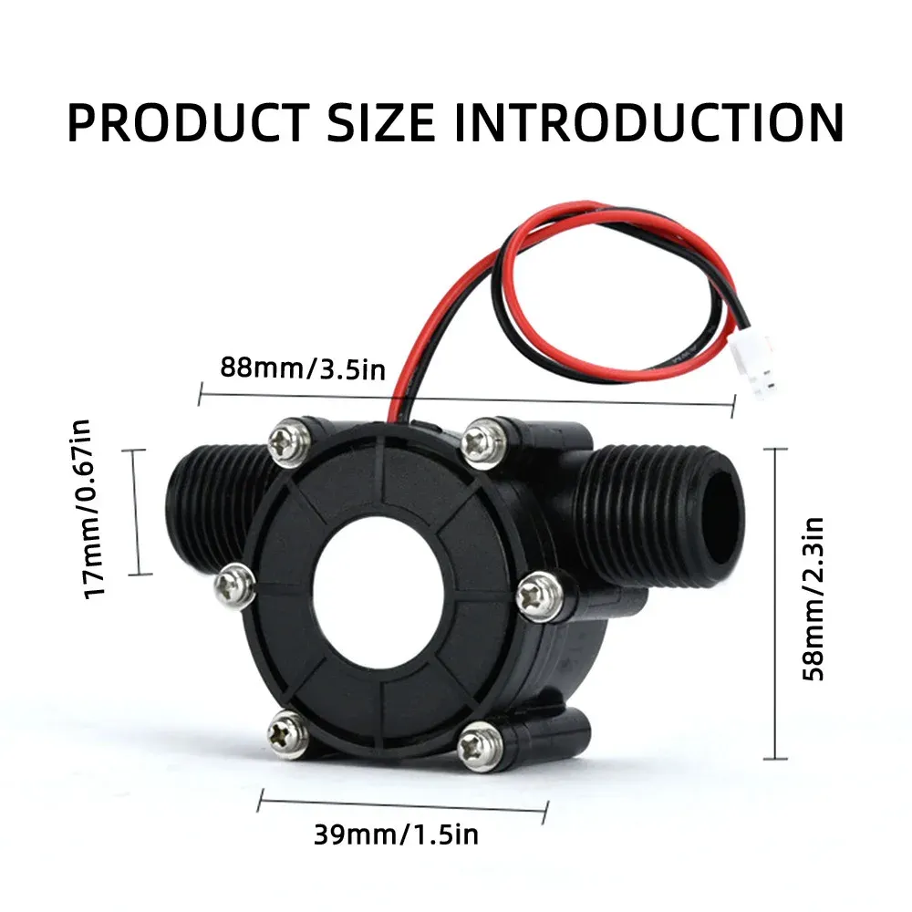 Micro Hydroelectric Generator 5V/12V/0 80V Portable Water Turbine For ...