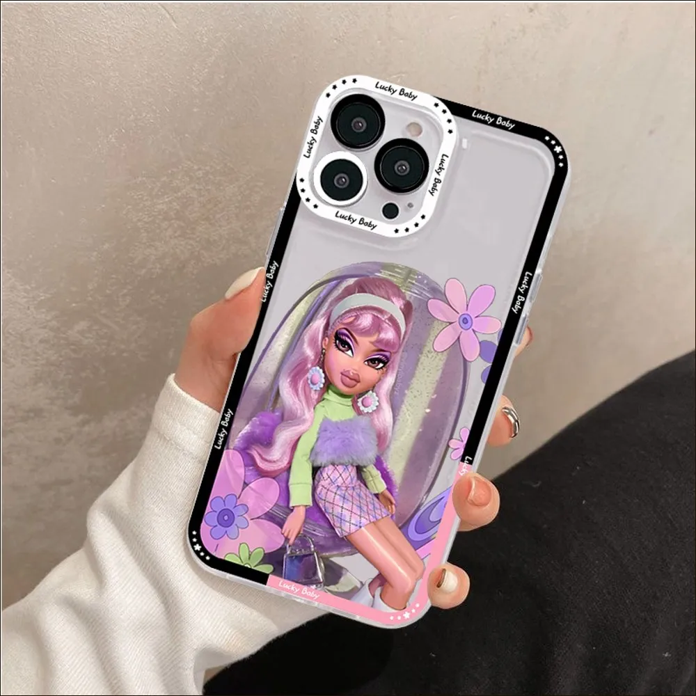 Ultra-Clear Bratz Doll TPU Silicone Case for iPhone with Custom Artwork ...
