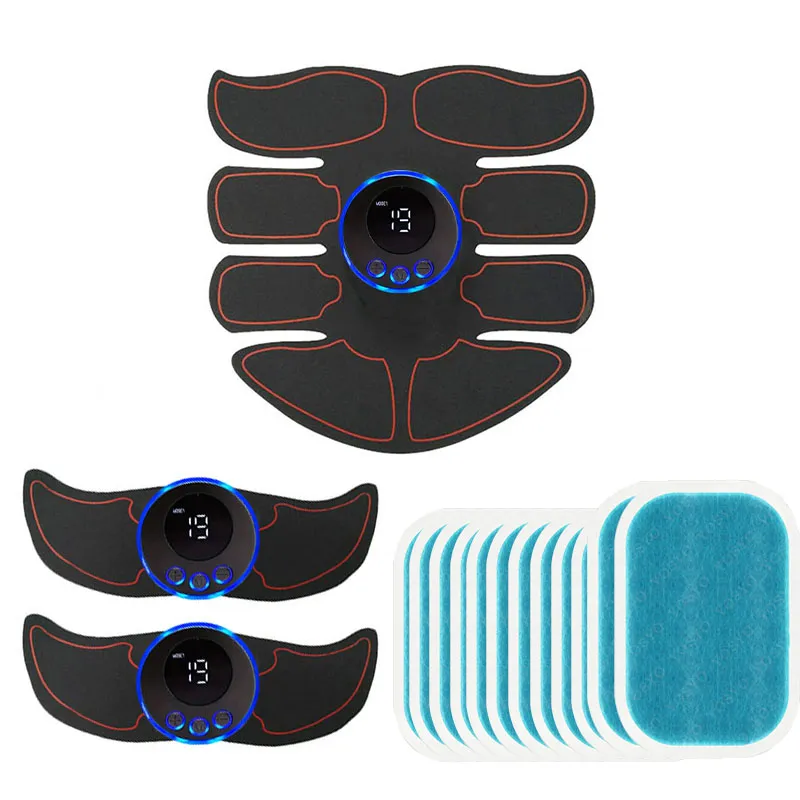 USB Rechargeable Muscle Stimulator - 8 Pack ABS Massager, Abdominal ...
