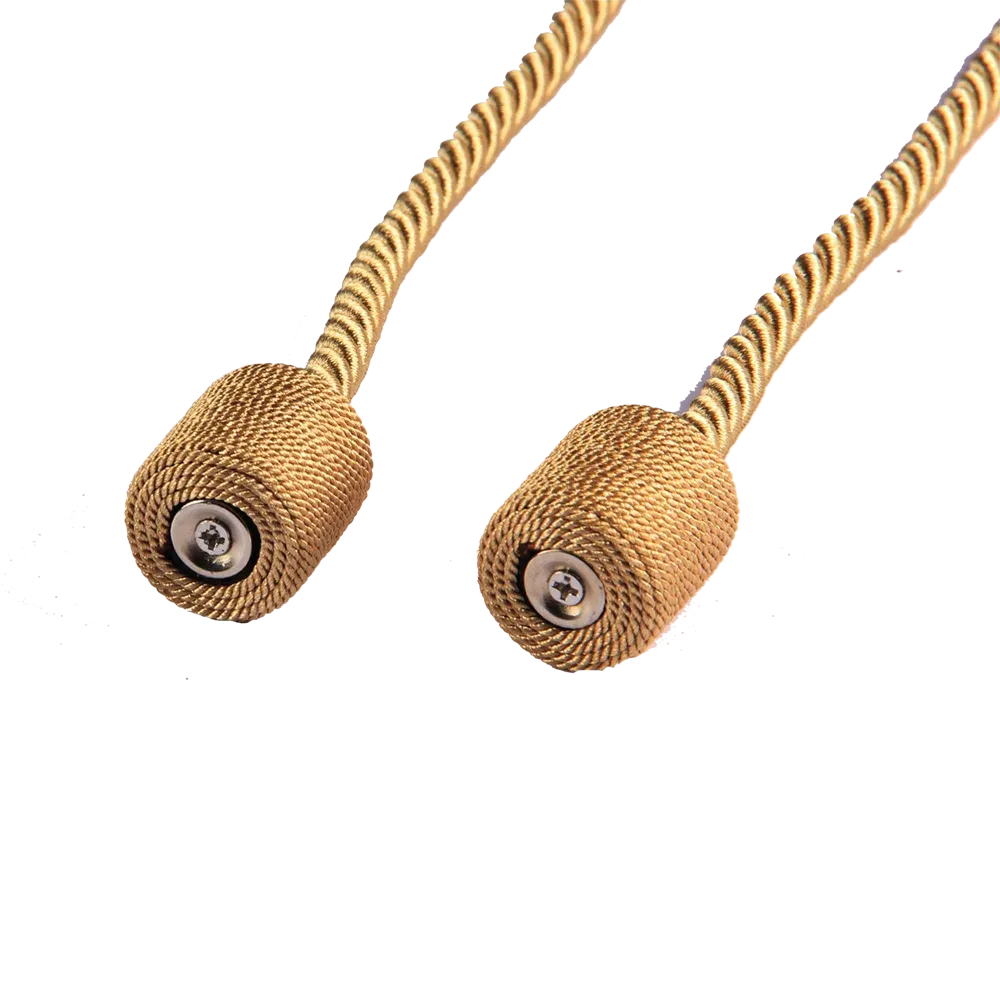 Magnetic Curtain Tieback With Decorative Tassel: Elegant Window Drape ...