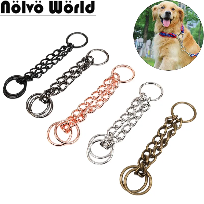 Metal Dog Collar Slip Chain for Training - Detachable, 3-D Ring, Choke ...
