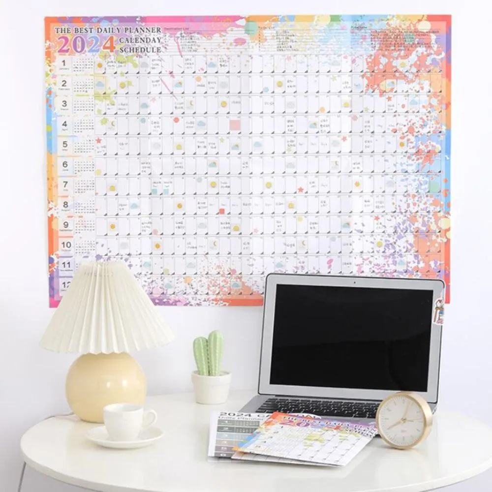 DHgate.com:2024 Wall Calendar Organizer - Yearly Weekly Planner, Office ...