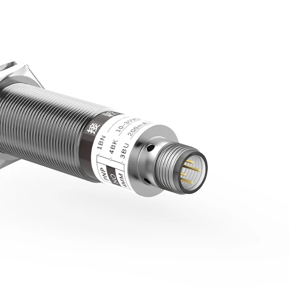 DHgate.com:M12 Inductive Proximity Sensor - 4 Pin Electrical Connector ...