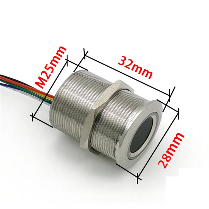 R503 Circular Round RGB Ring Indicator LED Control DC3.3V MX1.0-6Pin ...