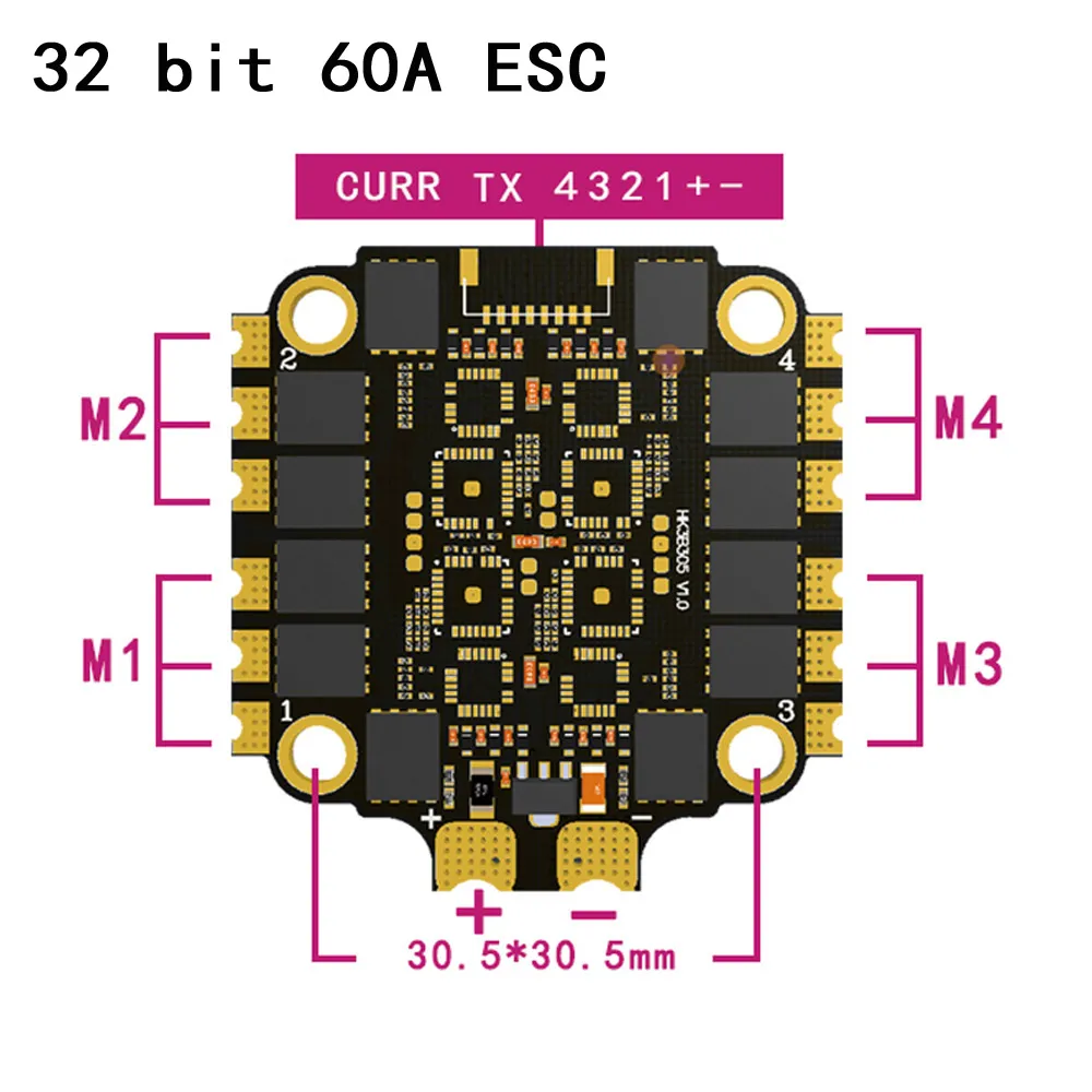 4in1 ESC Speed Controller, BLHeli-32 & BLHeli-S, 8-Bit & 32-Bit, 15A ...