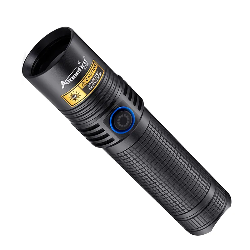 15W 365nm ultraviolet light flashlight black mirror for stain and ...