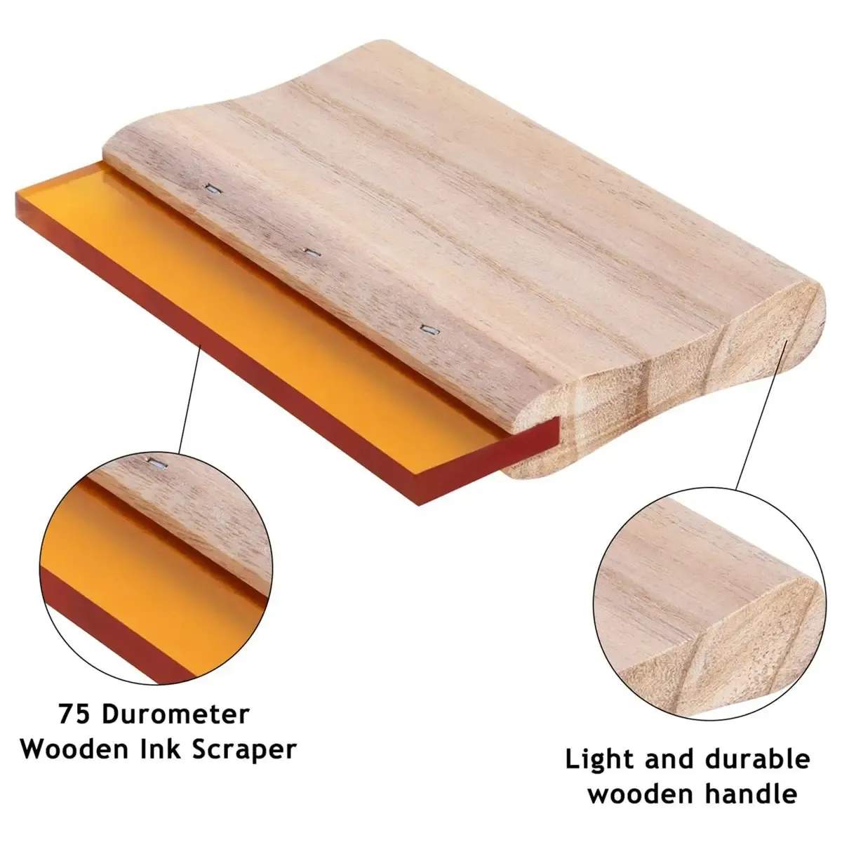 DHgate.com:Qty 4/8/12 Screen Printing Squeegee, 75 Durometer Wooden ...