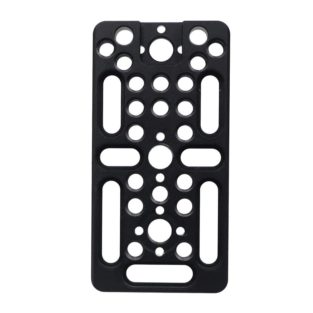 Aluminum Alloy Camera Mounting Plate with 1/4 and 3/8 ARRI Thread Holes ...
