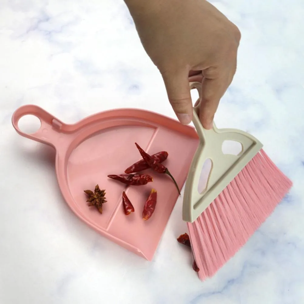 DHgate.com:2024 Desk & Office Broom Dustpan Set - Portable Mini Sweeper ...