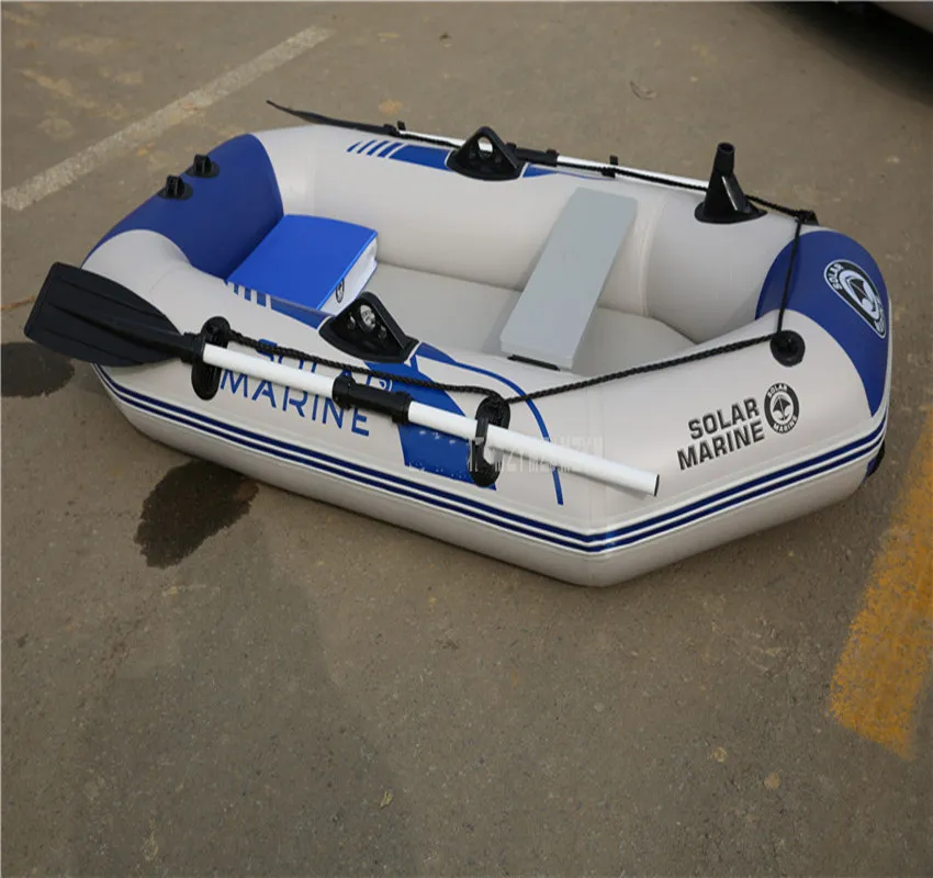 2 Person Inflatable Dinghy: 6.6 Ft 200cm PVC Fishing Boat Kayak With ...