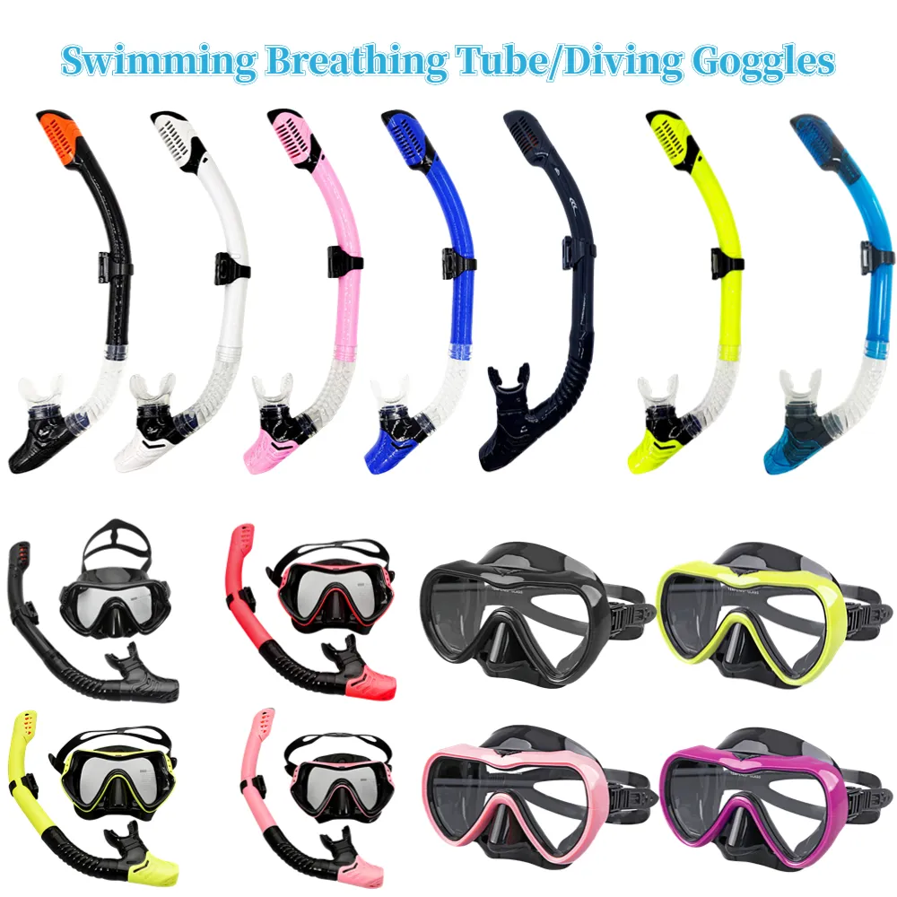 Professional Anti-Fog Scuba Diving Mask with Dry Breathing Tube ...